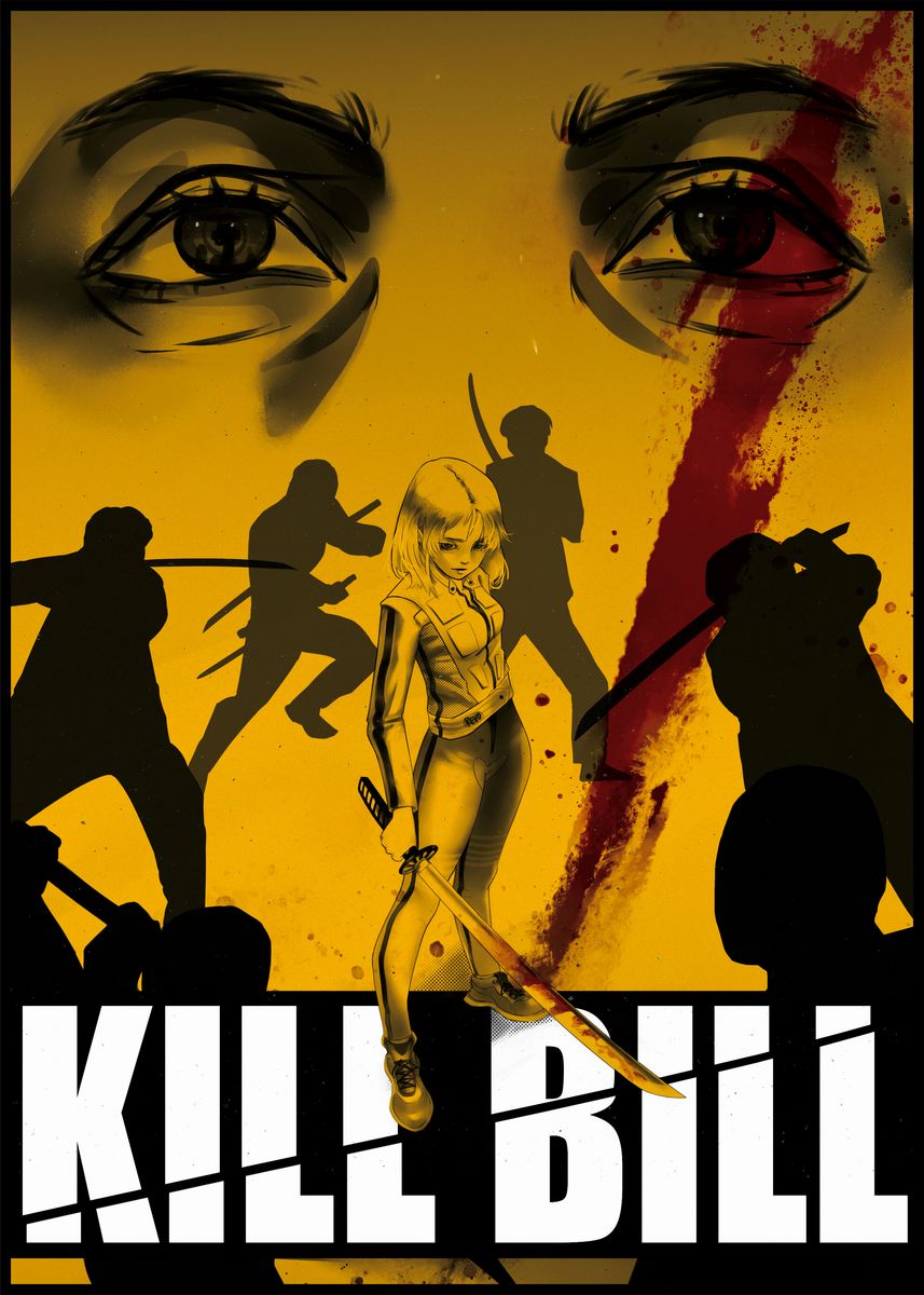 'Kill Bill Poster Art' Poster, picture, metal print, paint by Randy ...