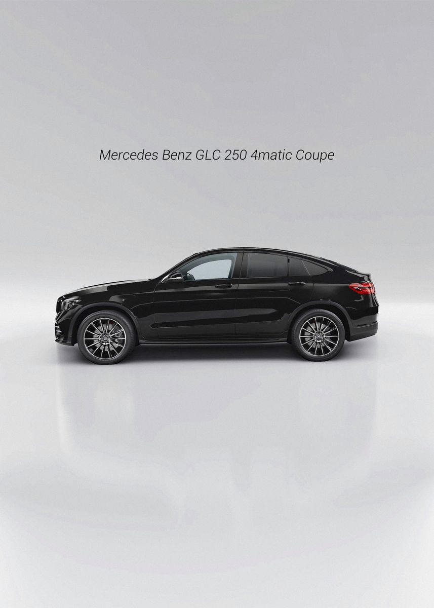 'Mercedes-Benz GLC Coupe' Poster, picture, metal print, paint by One ...