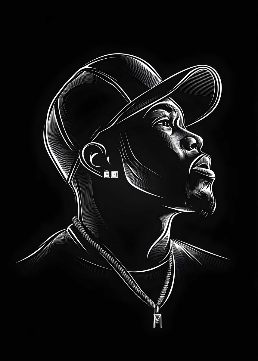 '50 Cent Art' Poster, picture, metal print, paint by Reinaa | Displate