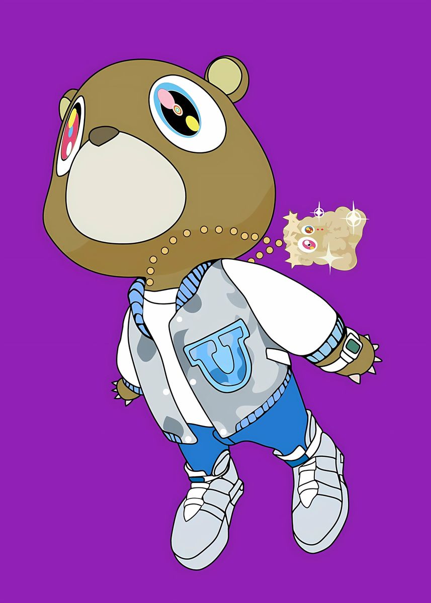 'Kanye West graduation' Poster, picture, metal print, paint by Mike ...