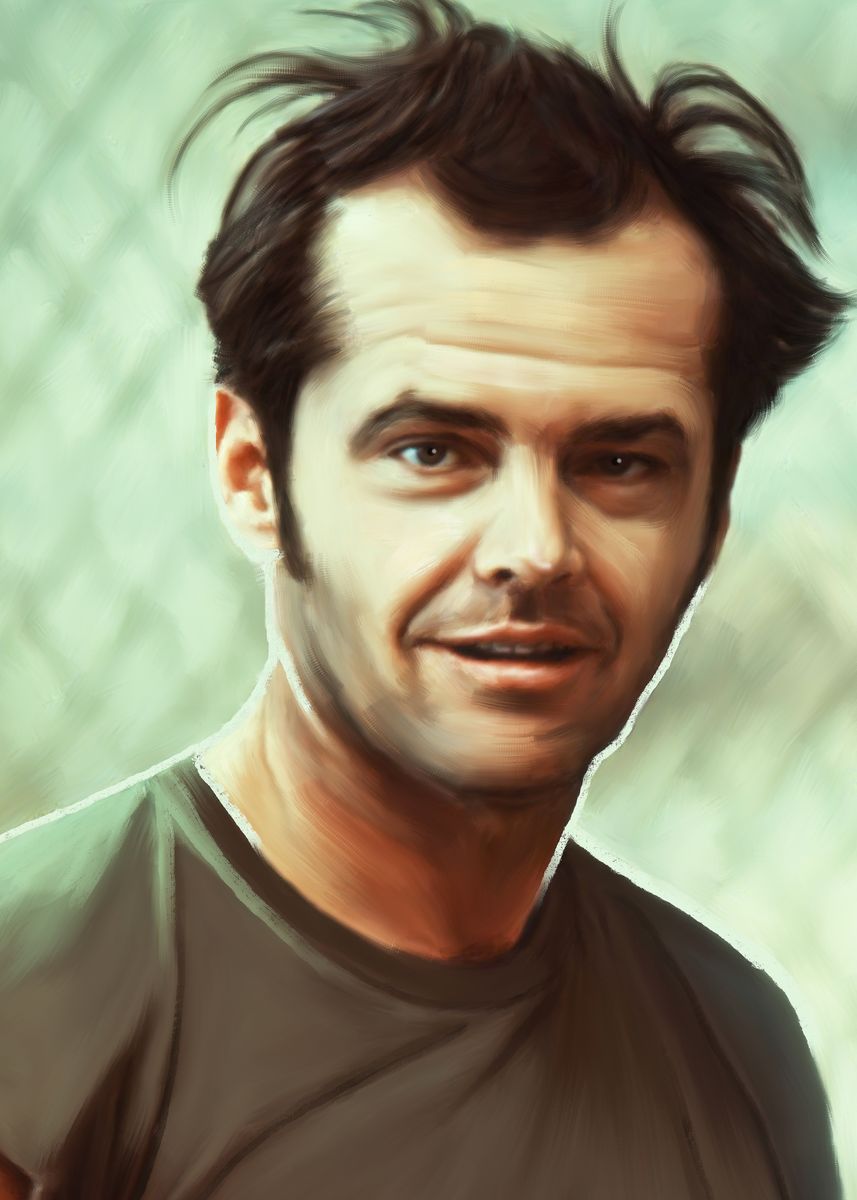 'Jack Nicholson Portrait' Poster, picture, metal print, paint by Ramix ...