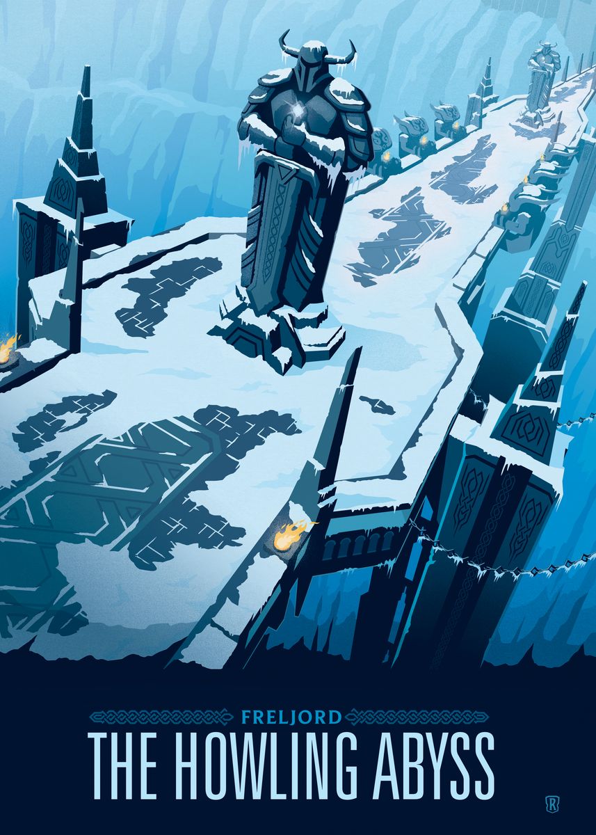 'The Howling Abyss' Poster, picture, metal print, paint by League of ...