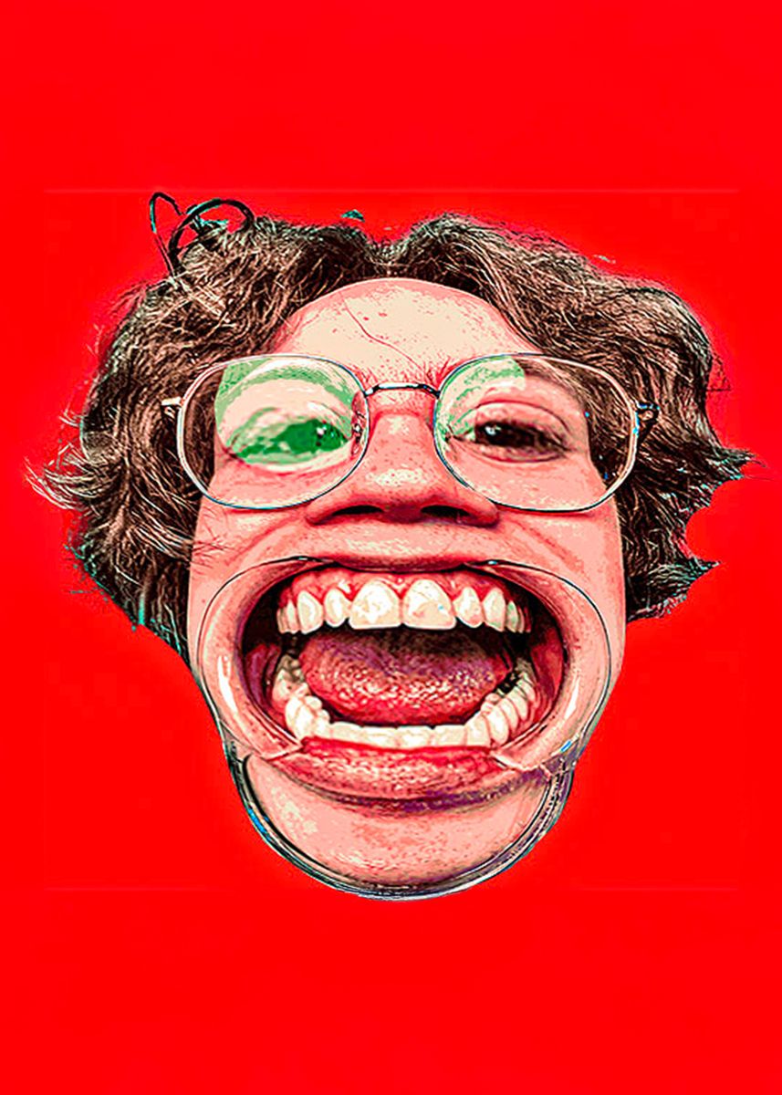 'Max (Red)' Poster, picture, metal print, paint by Cold Ones | Displate