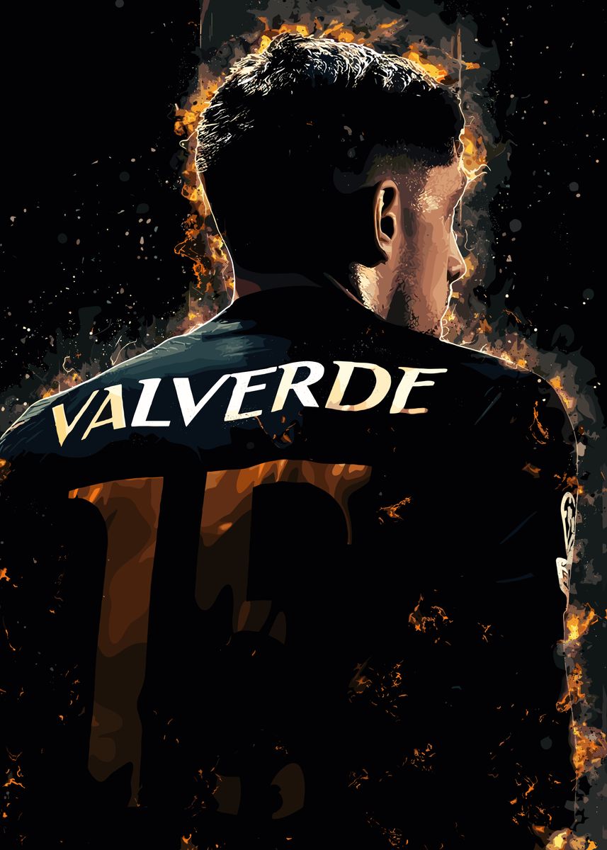 'Valverde Football Art' Poster, picture, metal print, paint by Zee Corp ...