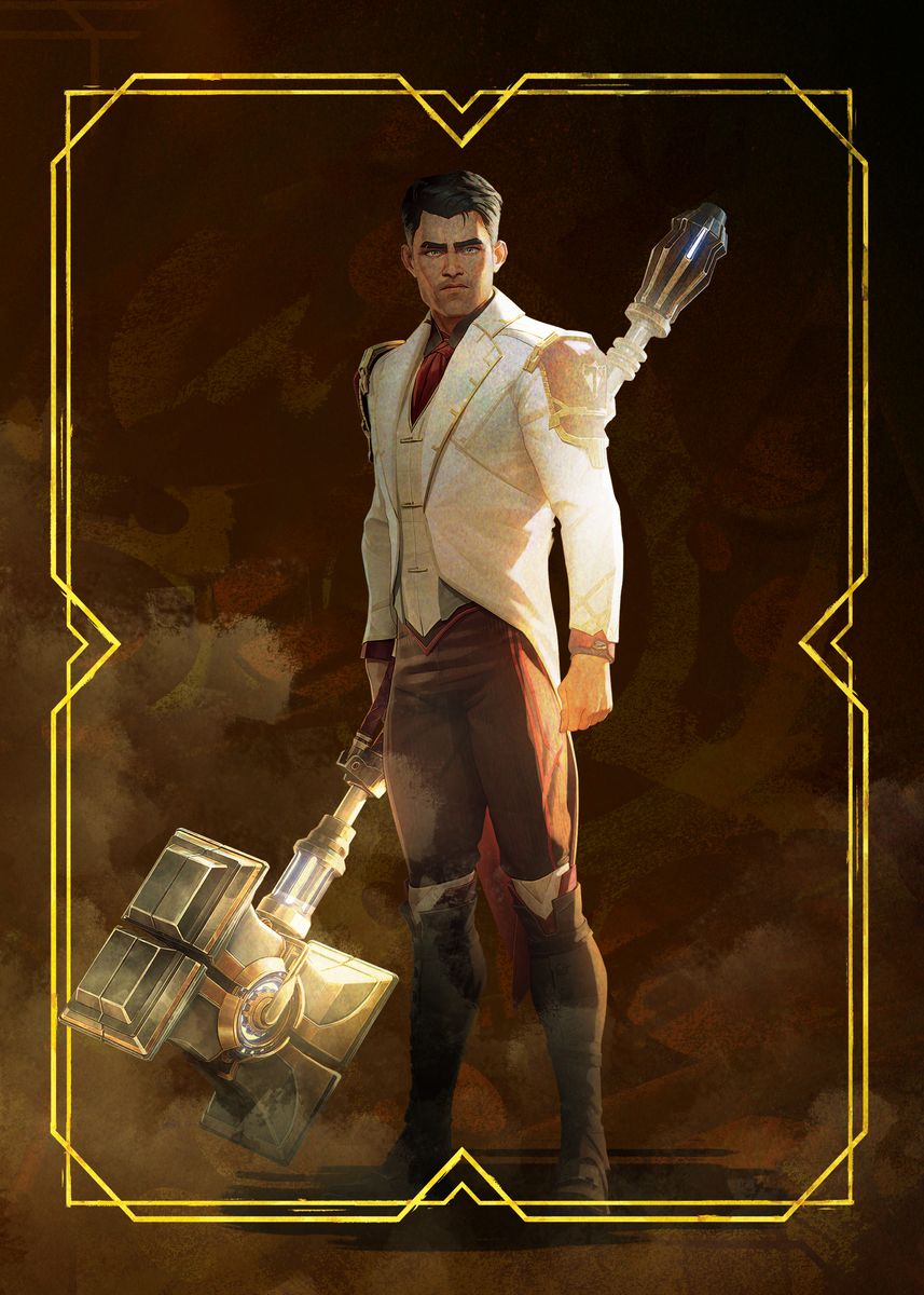 'Jayce' Poster, picture, metal print, paint by Arcane | Displate