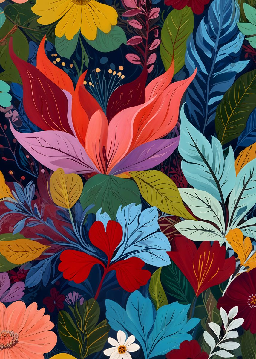 'Intertwined' Poster, picture, metal print, paint by 83 Oranges by Uma ...