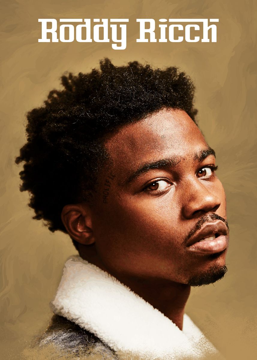 'Roddy Ricch' Poster, picture, metal print, paint by Micho Abstract ...