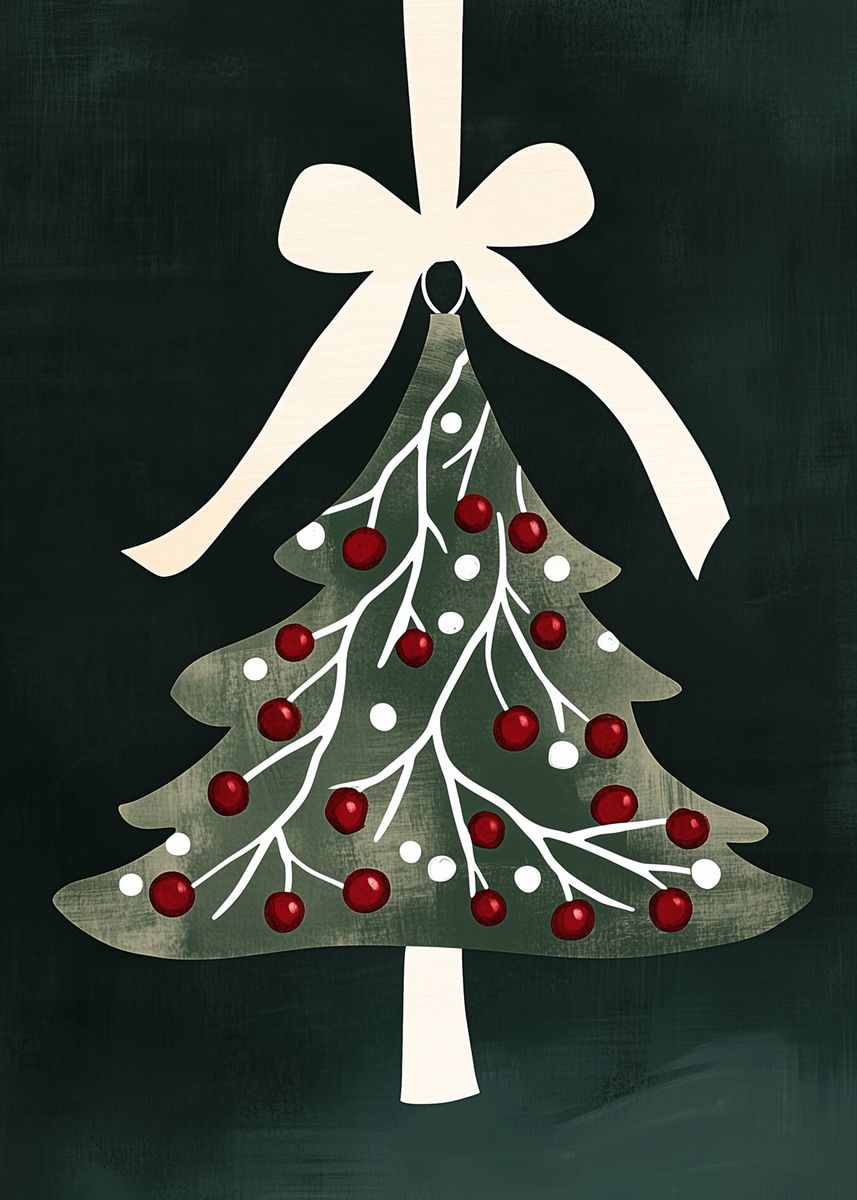 'Christmas Tree Ornament' Poster, picture, metal print, paint by Paulo José | Displate