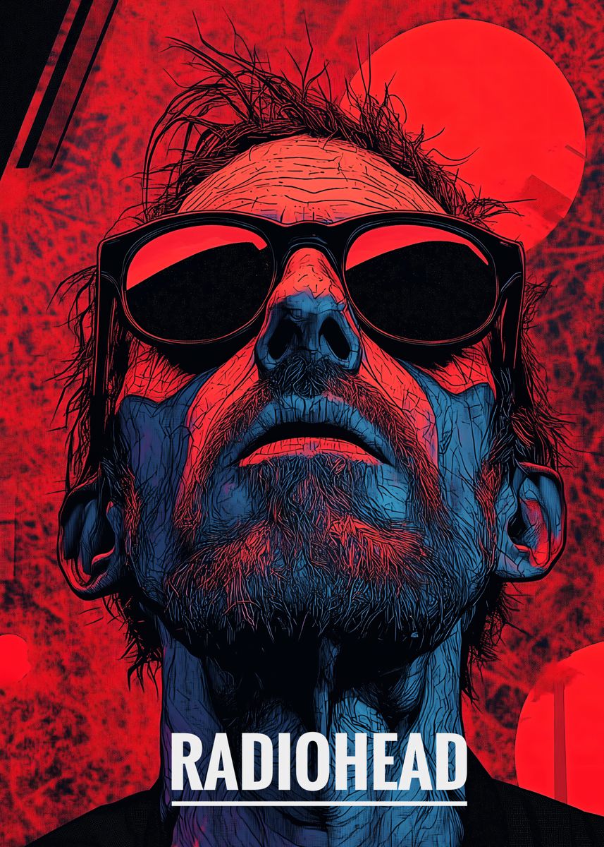 'Radiohead Album Cover' Poster, picture, metal print, paint by Eo ...