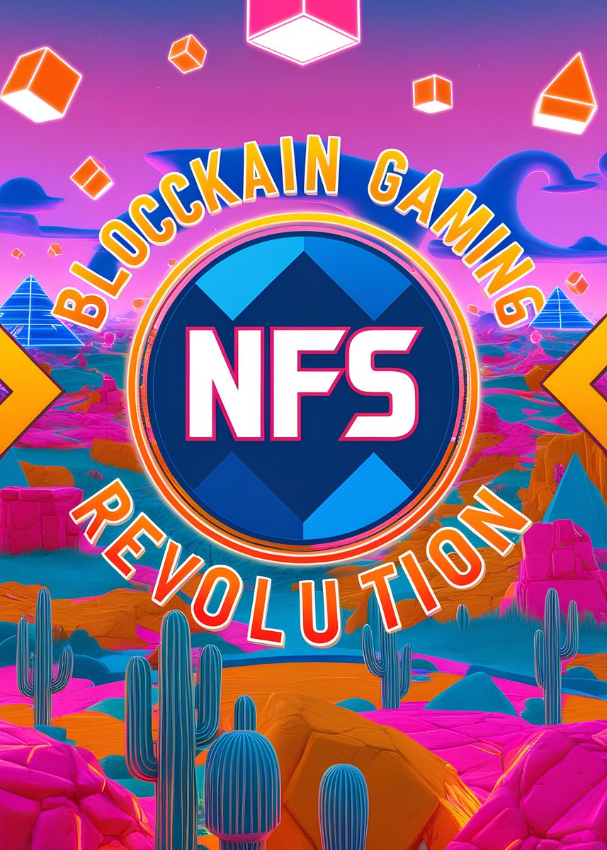 'NFT Revolution Gaming' Poster, picture, metal print, paint by FIFUFA | Displate