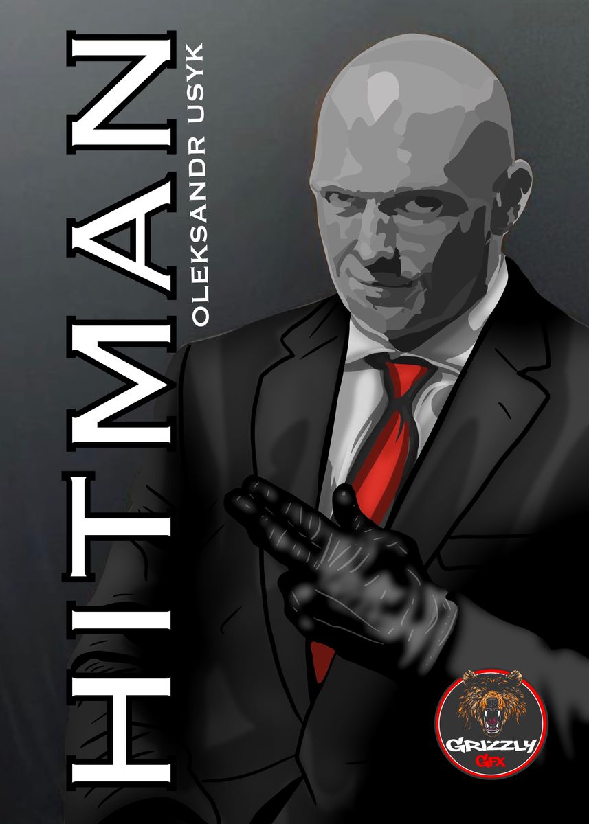 'Hitman Usyk Art' Poster, picture, metal print, paint by Grizzly GFX ...