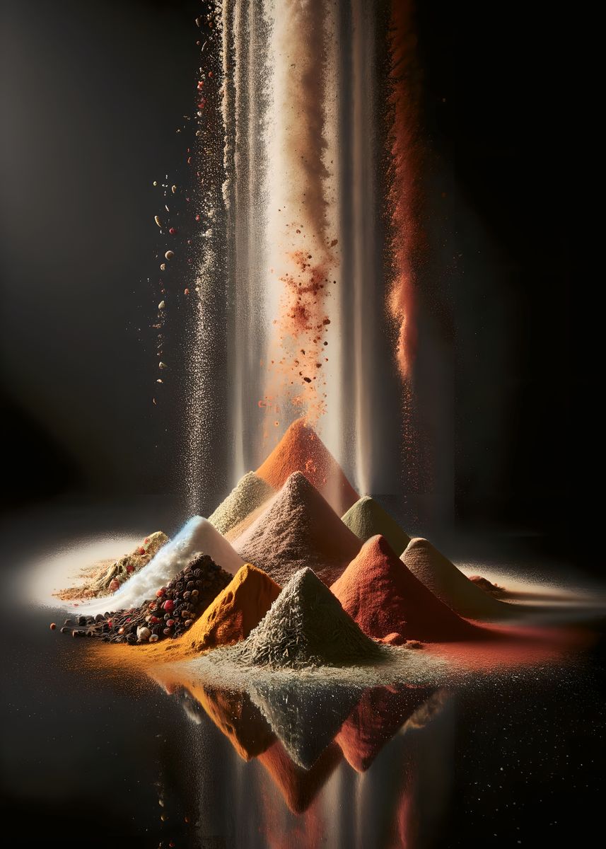 'Fountain of spicies' Poster, picture, metal print, paint by Sentinel ...