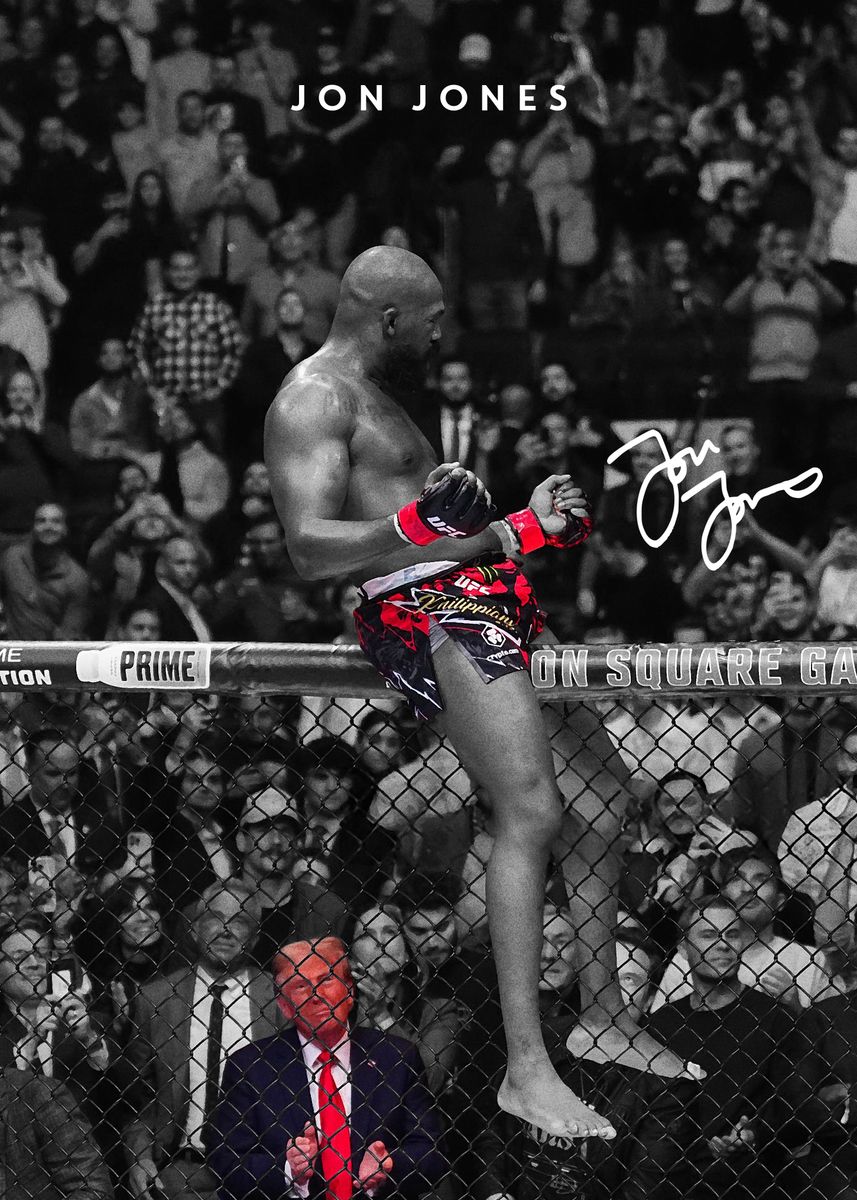 'Jon Jones' Poster, picture, metal print, paint by SA KE | Displate