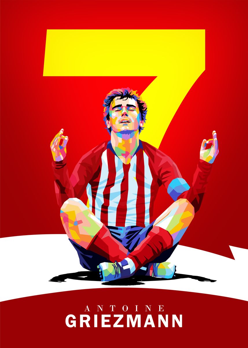 'Griezmann Pop Art' Poster, picture, metal print, paint by I m Super ...
