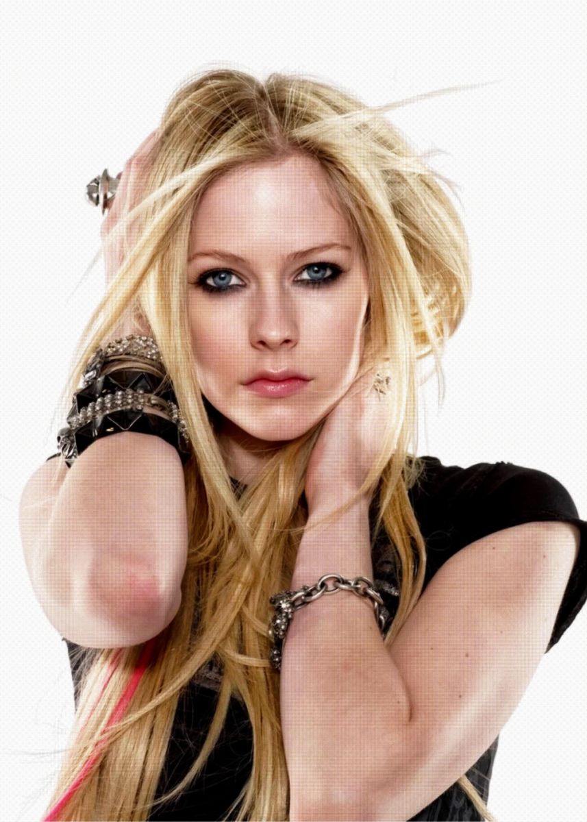 'Avril Lavigne Portrait' Poster, picture, metal print, paint by Bendrat ...