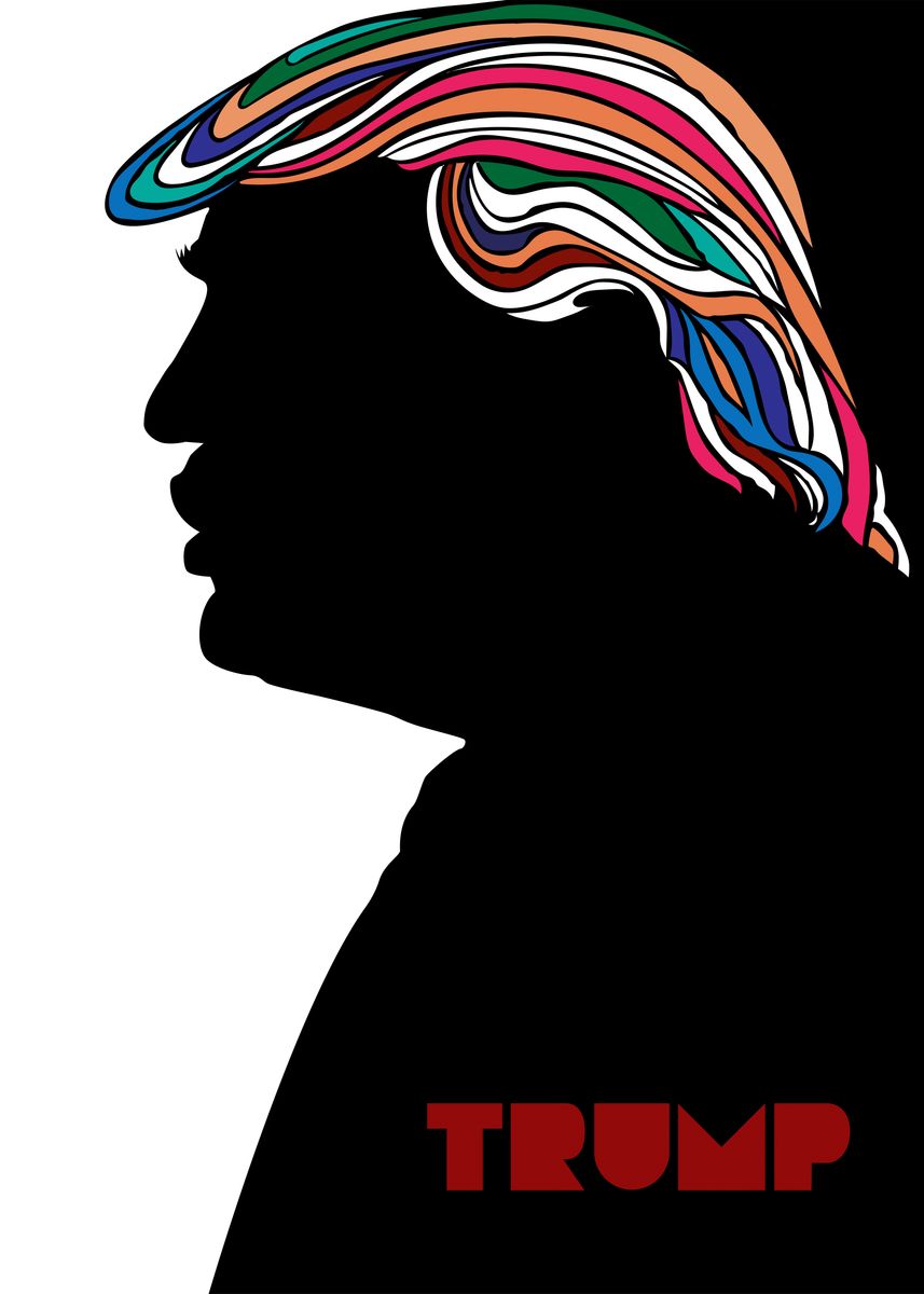 'DONALD TRUMP' Poster, picture, metal print, paint by POP ART WORLD ...