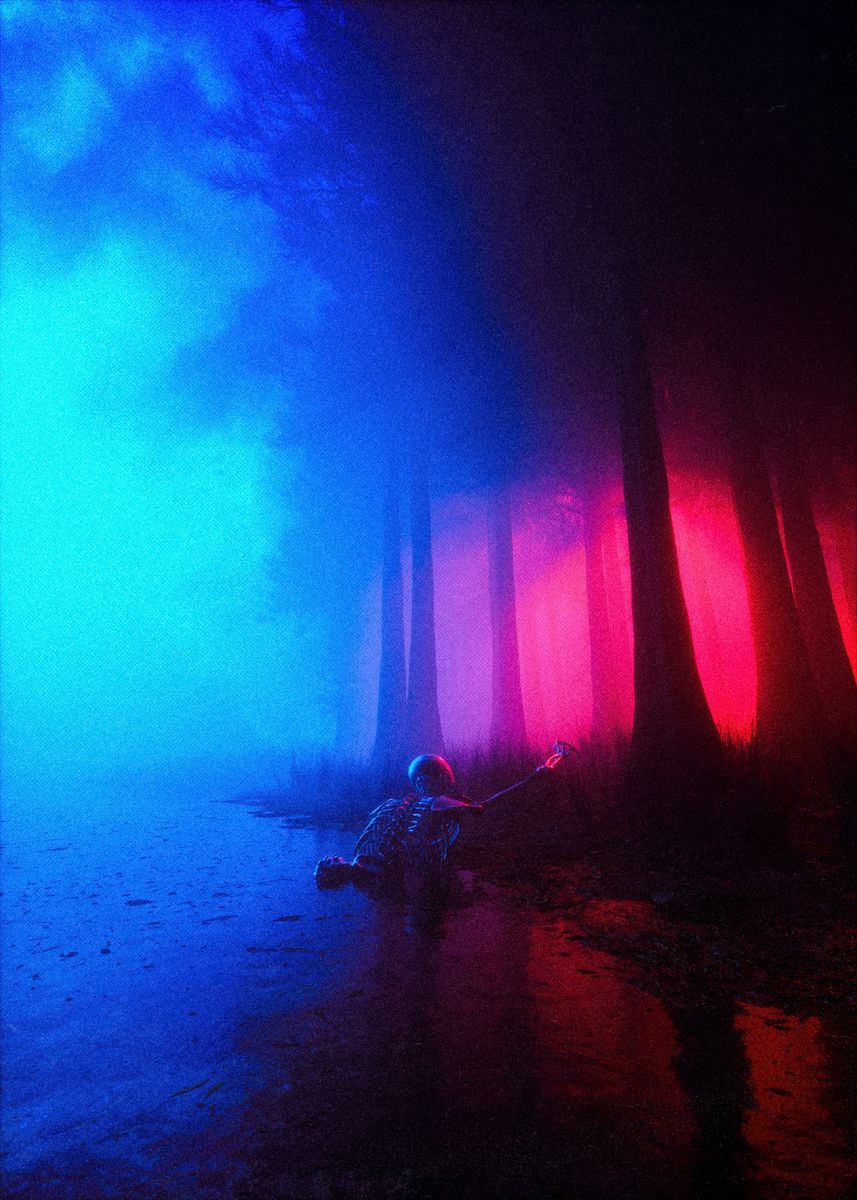 'Raise' Poster, picture, metal print, paint by VVL | Displate