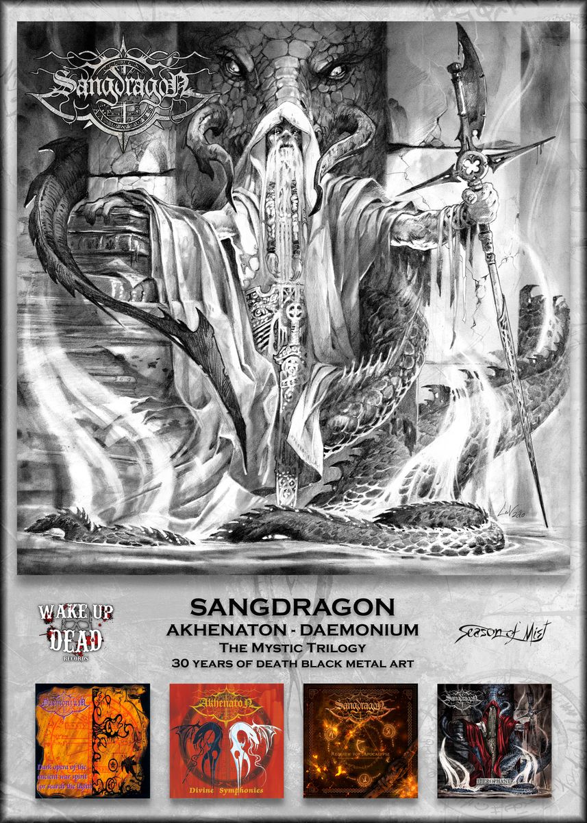 'SANGDRAGON Album Art - sangdragon - akhenaton - daemonium: thy mysthic ...