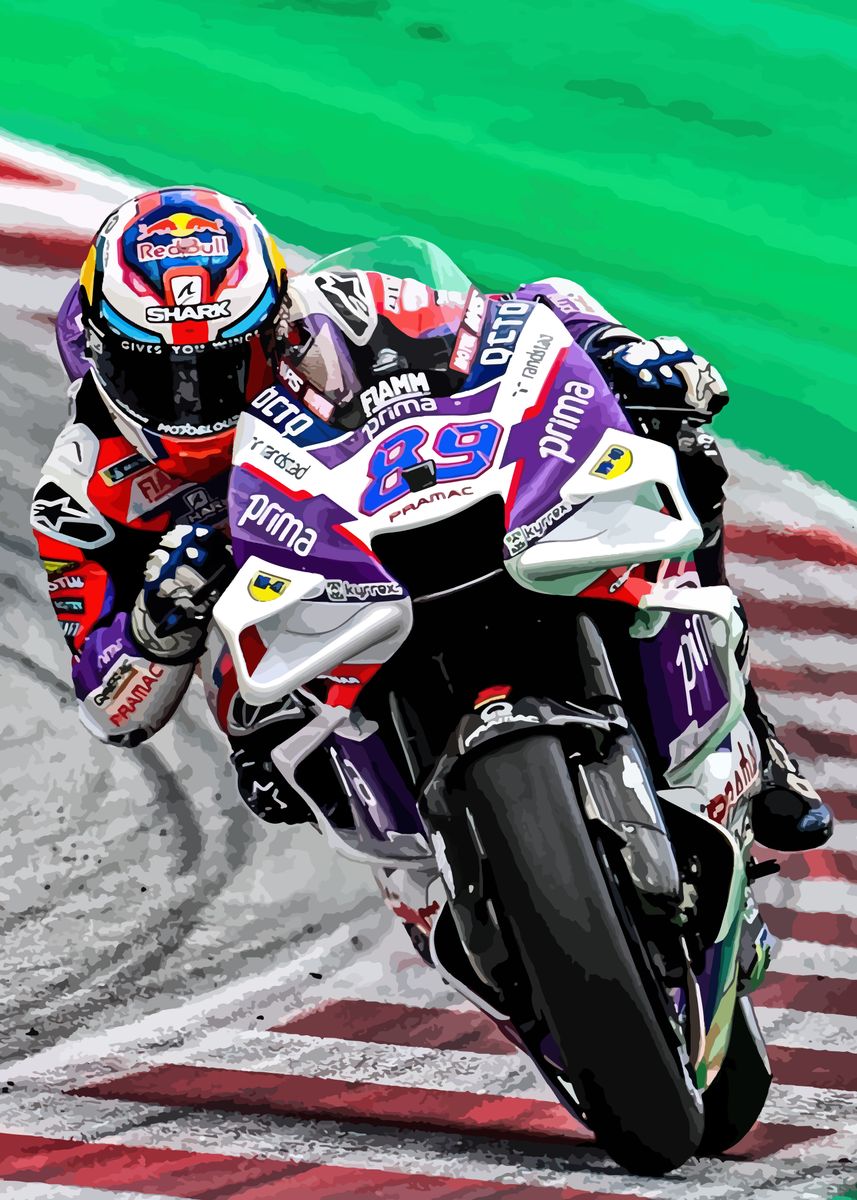 'Jorge Martin' Poster, picture, metal print, paint by antiks | Displate