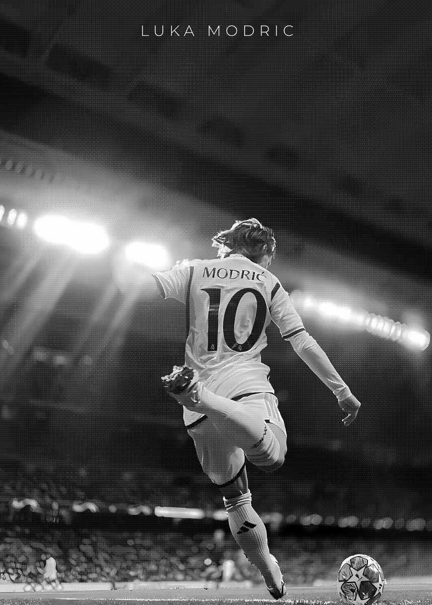 'Luka Modric' Poster, picture, metal print, paint by Kacangan Design ...