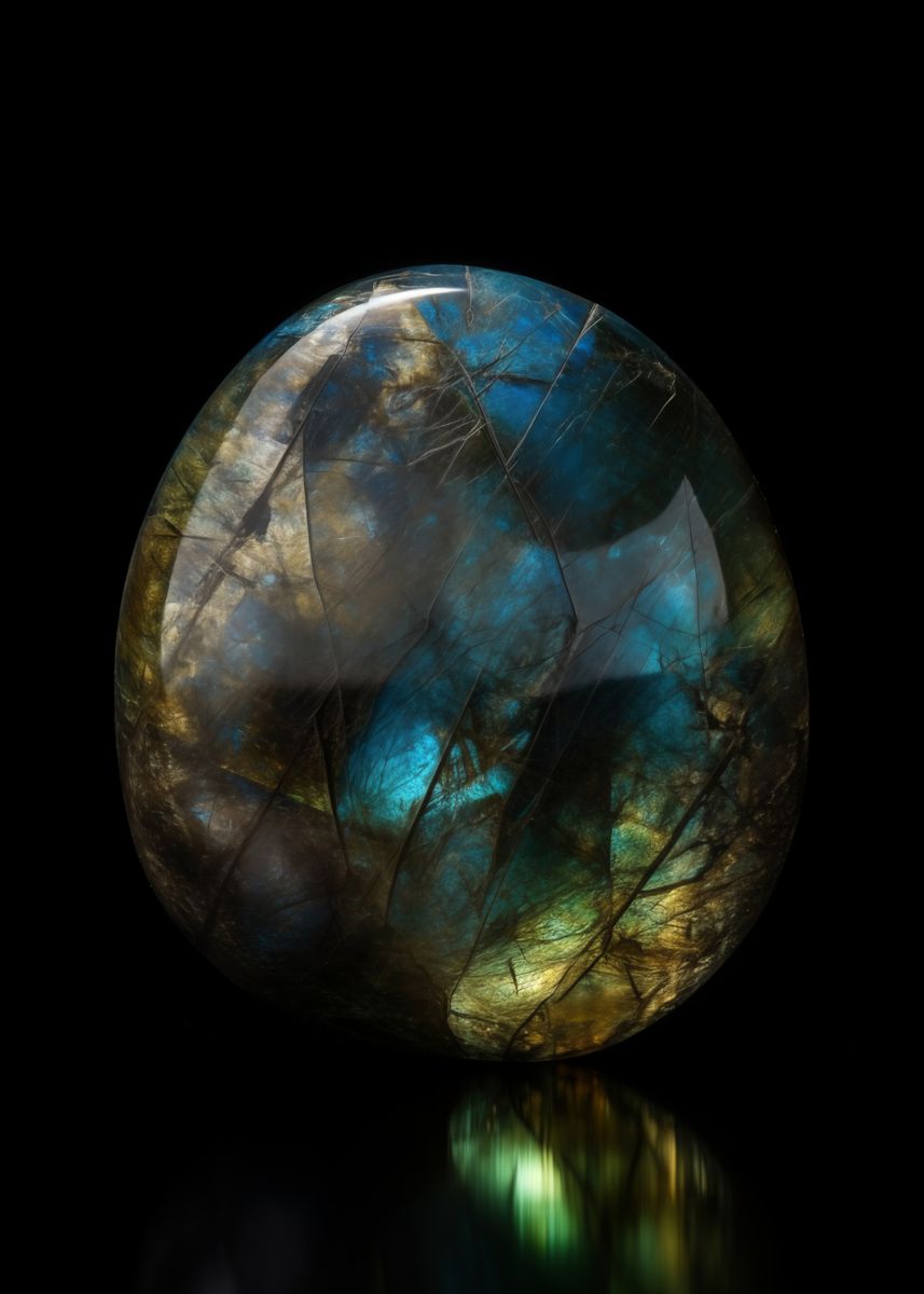 'Labradorite Gemstone' Poster, picture, metal print, paint by Vfx ...