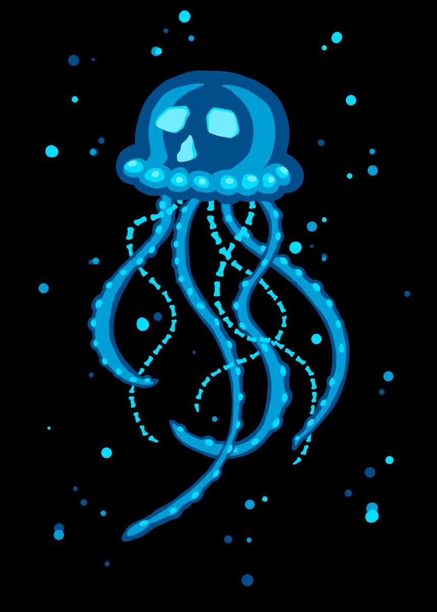 'Skelly Jelly' Poster, picture, metal print, paint by Yooptidoodles ...