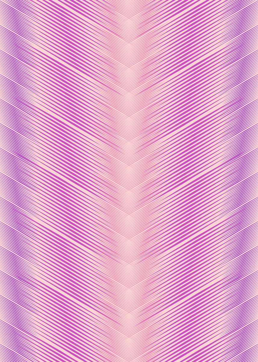 'Pink Chevron Pattern' Poster, picture, metal print, paint by Farhan ...