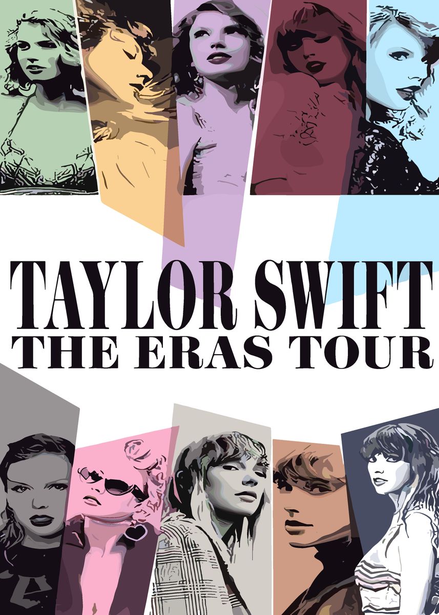 'Taylor Swift Eras Tour ' Poster, picture, metal print, paint by ...