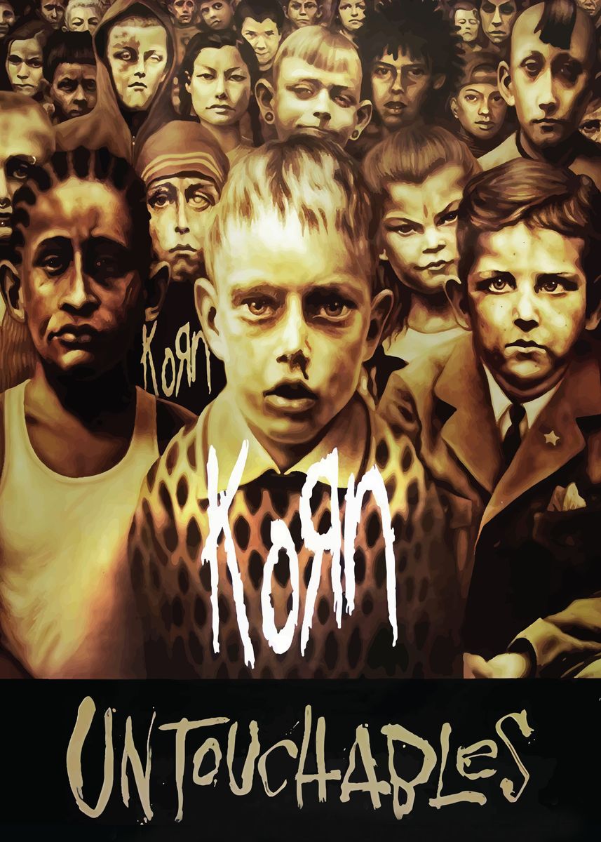 'Korn Album ' Poster, picture, metal print, paint by Anime Gaming ...