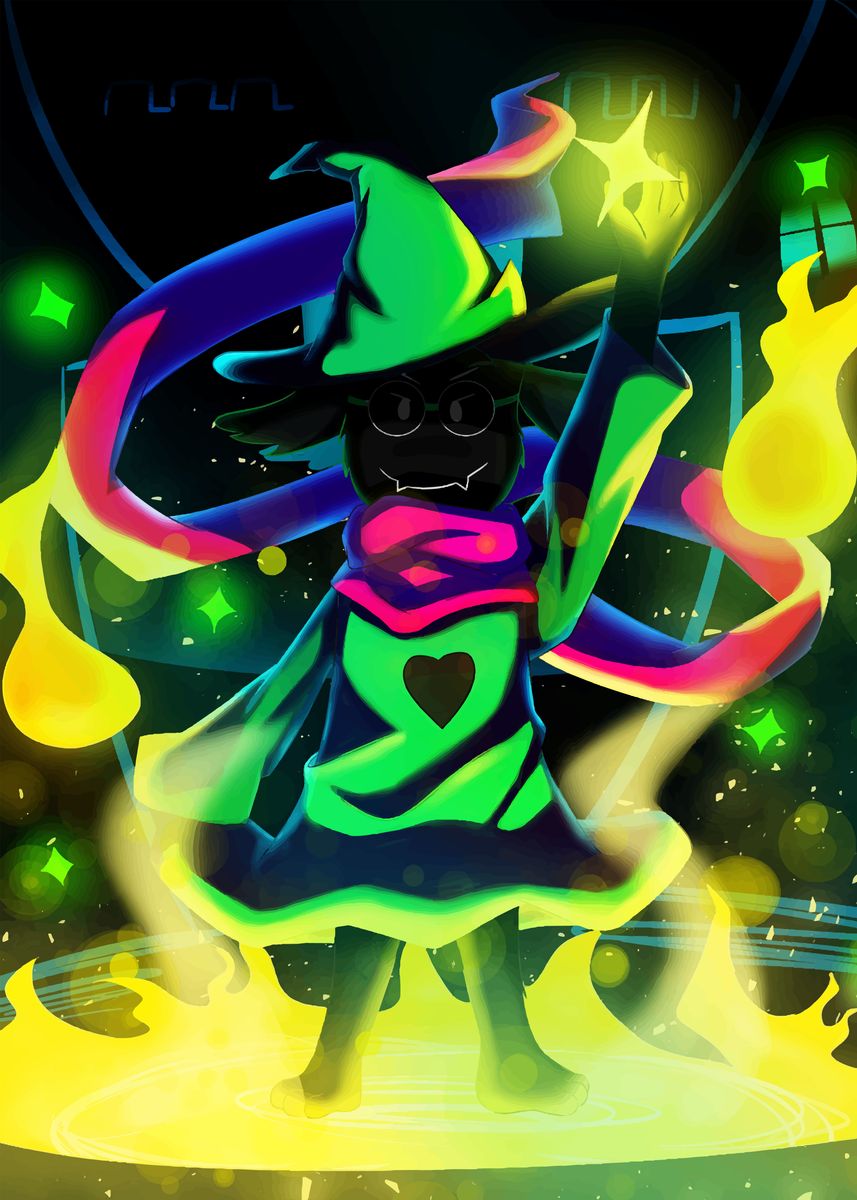 'The Ralsei Fanart' Poster, picture, metal print, paint by janji jiwa ...