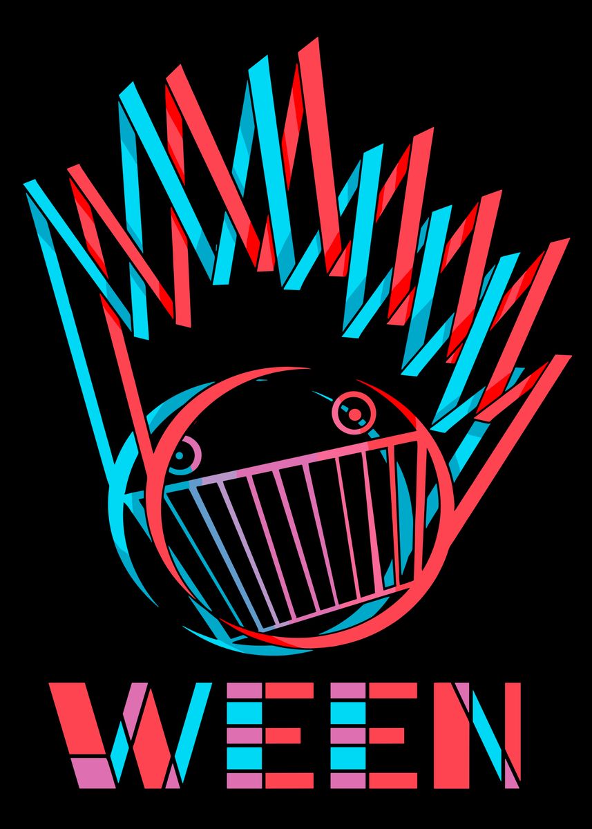 'Ween Band Logo' Poster, picture, metal print, paint by Bendrat Core ...