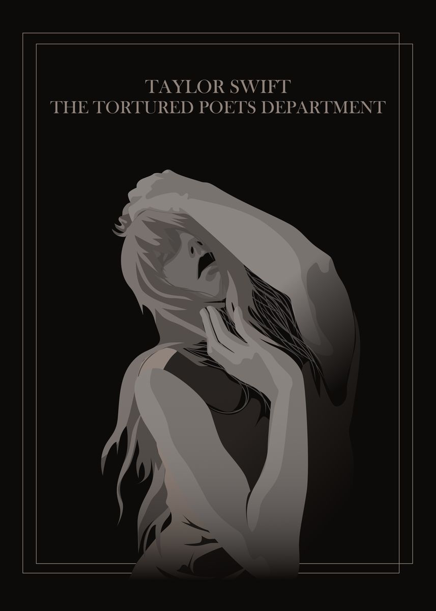 'The Tortured Poets Department' Poster, picture, metal print, paint by ...