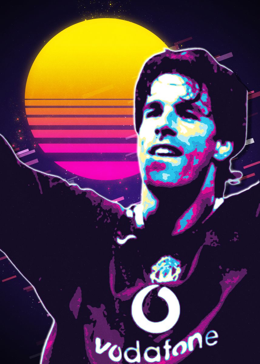 'Ruud Van Nistelrooy Football Player' Poster, picture, metal print ...