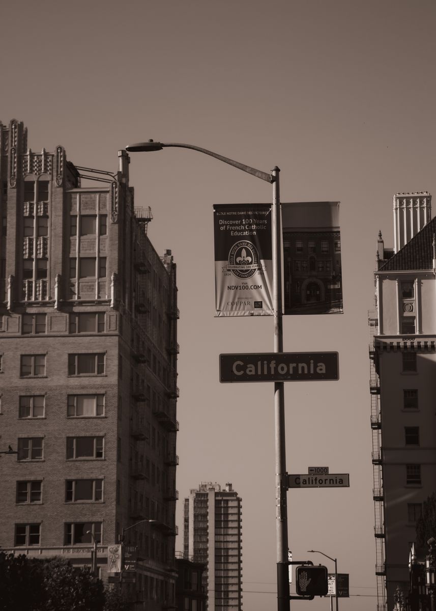 'California Street - San Francisco ' Poster, picture, metal print ...