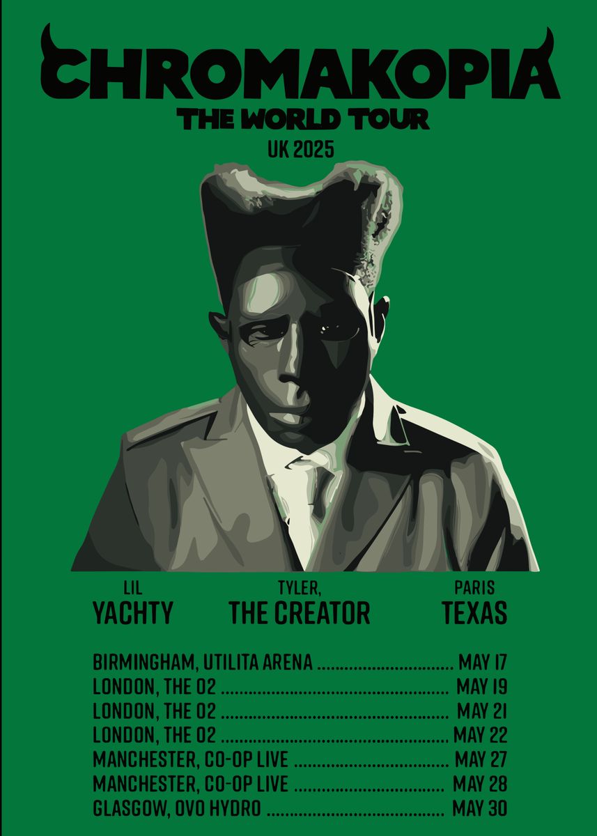 'ChromakoPIA' Poster, picture, metal print, paint by Snoor | Displate