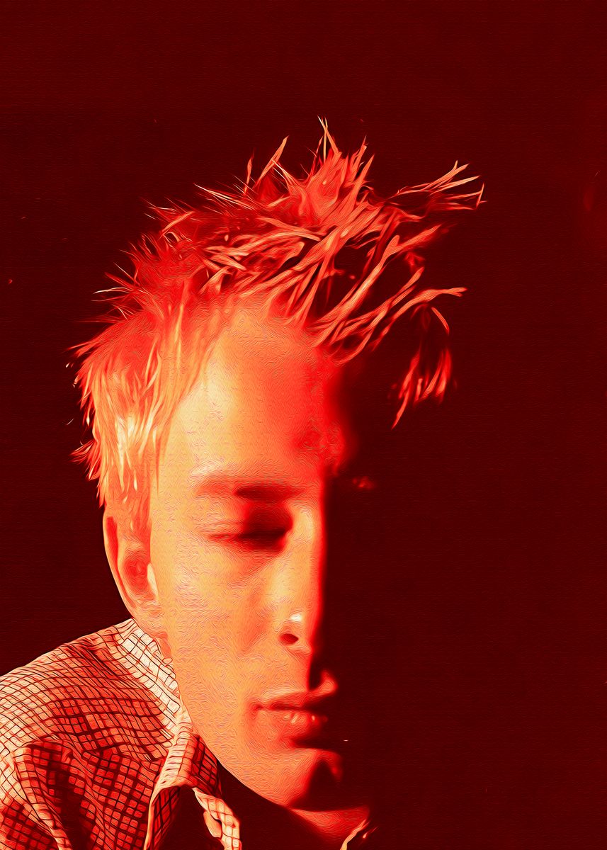 'Radiohead Band' Poster, picture, metal print, paint by adzinaz | Displate