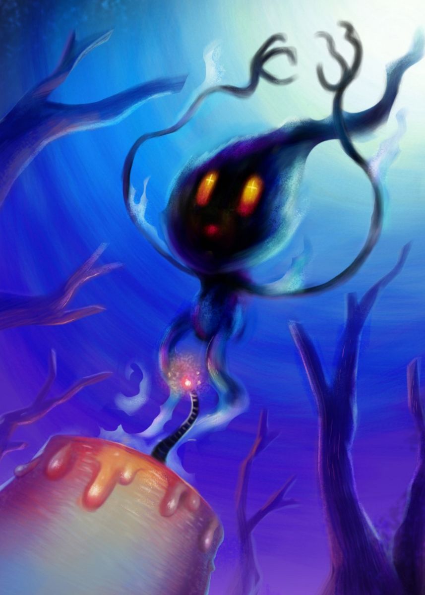 'Wisp of the Waxlight' Poster, picture, metal print, paint by Artiom ...