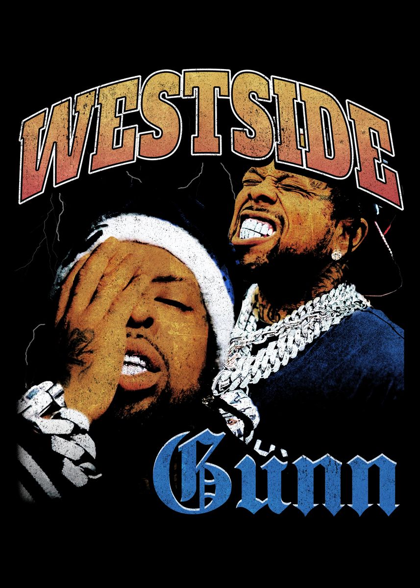 'Westside Gunn Vintage' Poster, picture, metal print, paint by ...