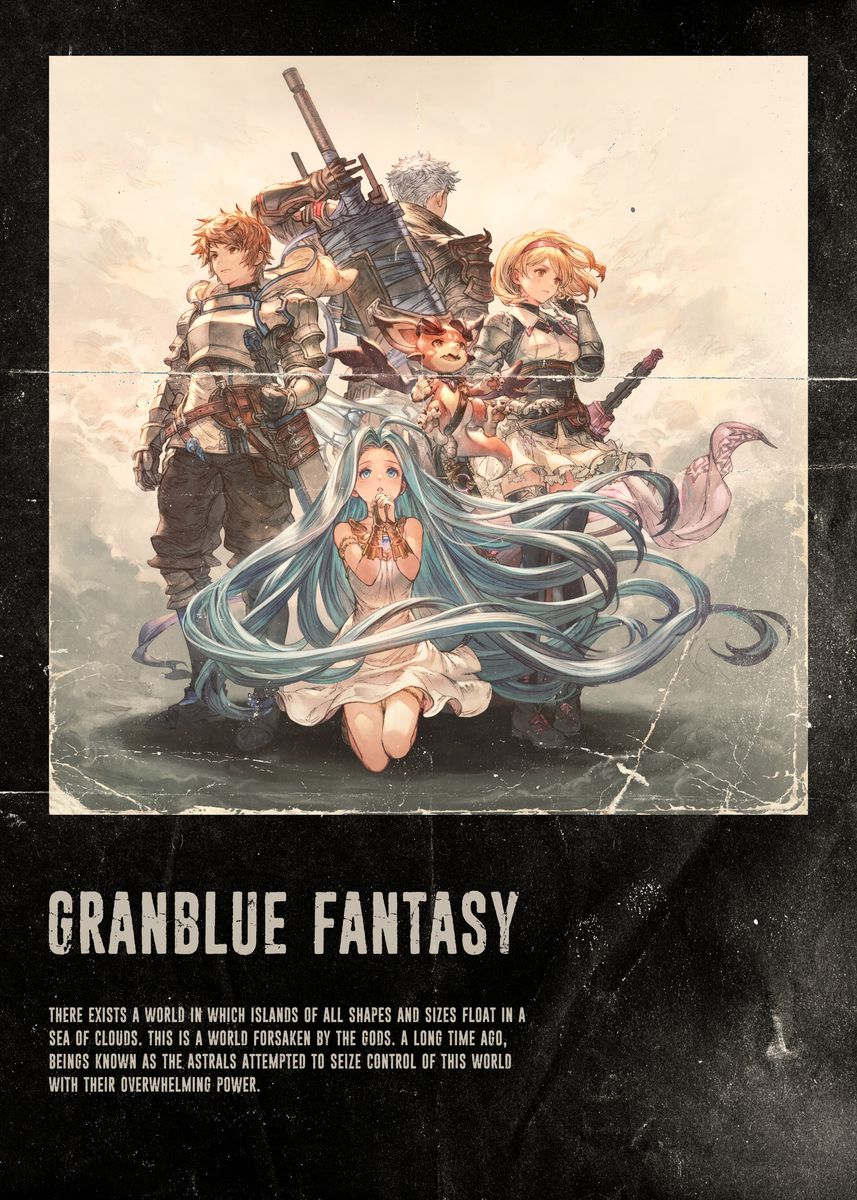 'Granblue Fantasy' Poster, picture, metal print, paint by Archelaus Ema ...