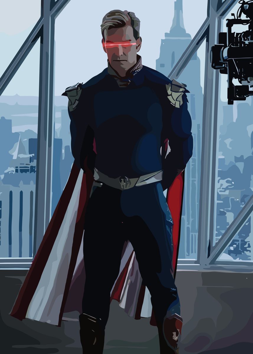 'the boys homelander' Poster, picture, metal print, paint by ISABELLA ...