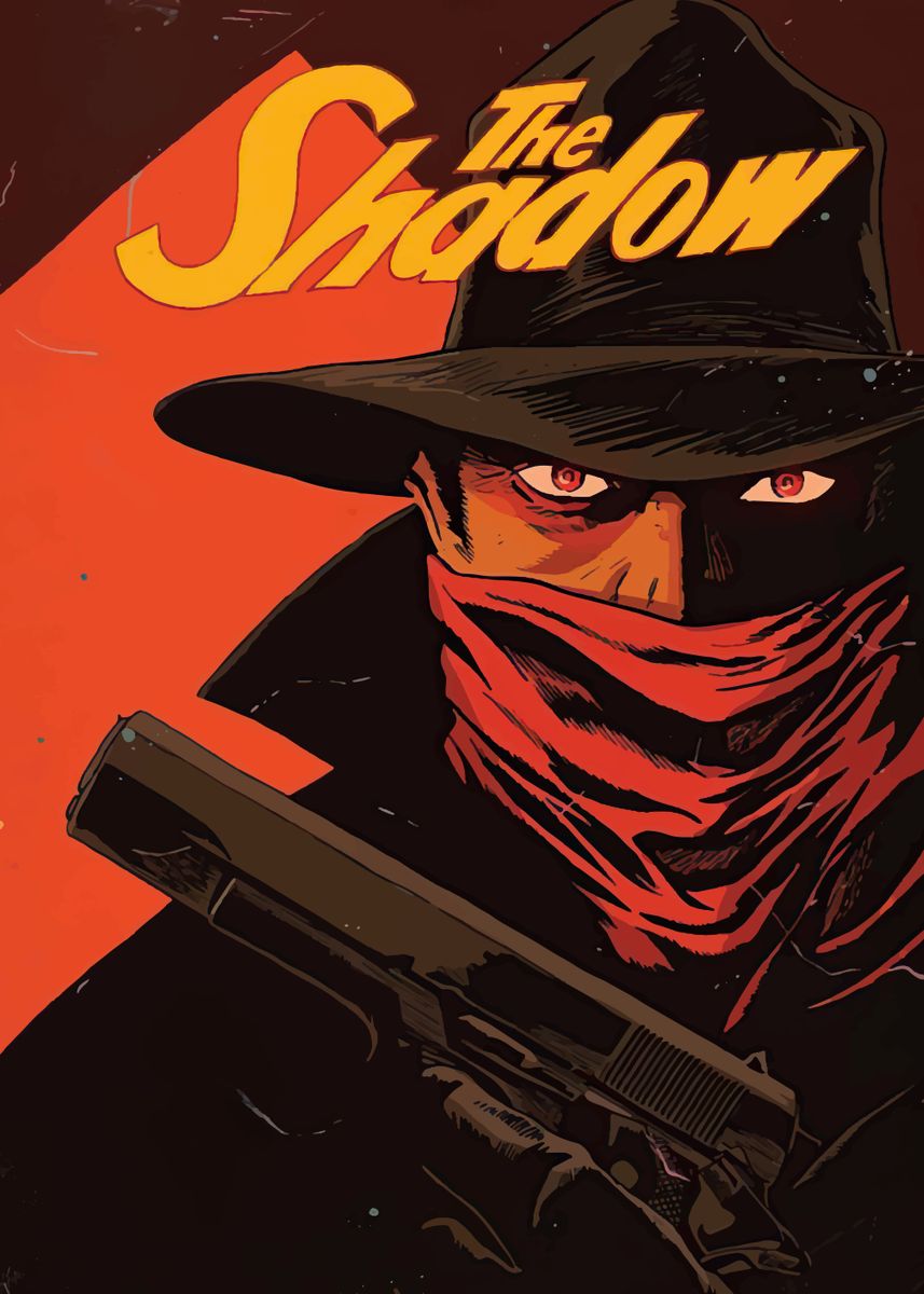 'The Shadow Comic Cover' Poster, picture, metal print, paint by ...