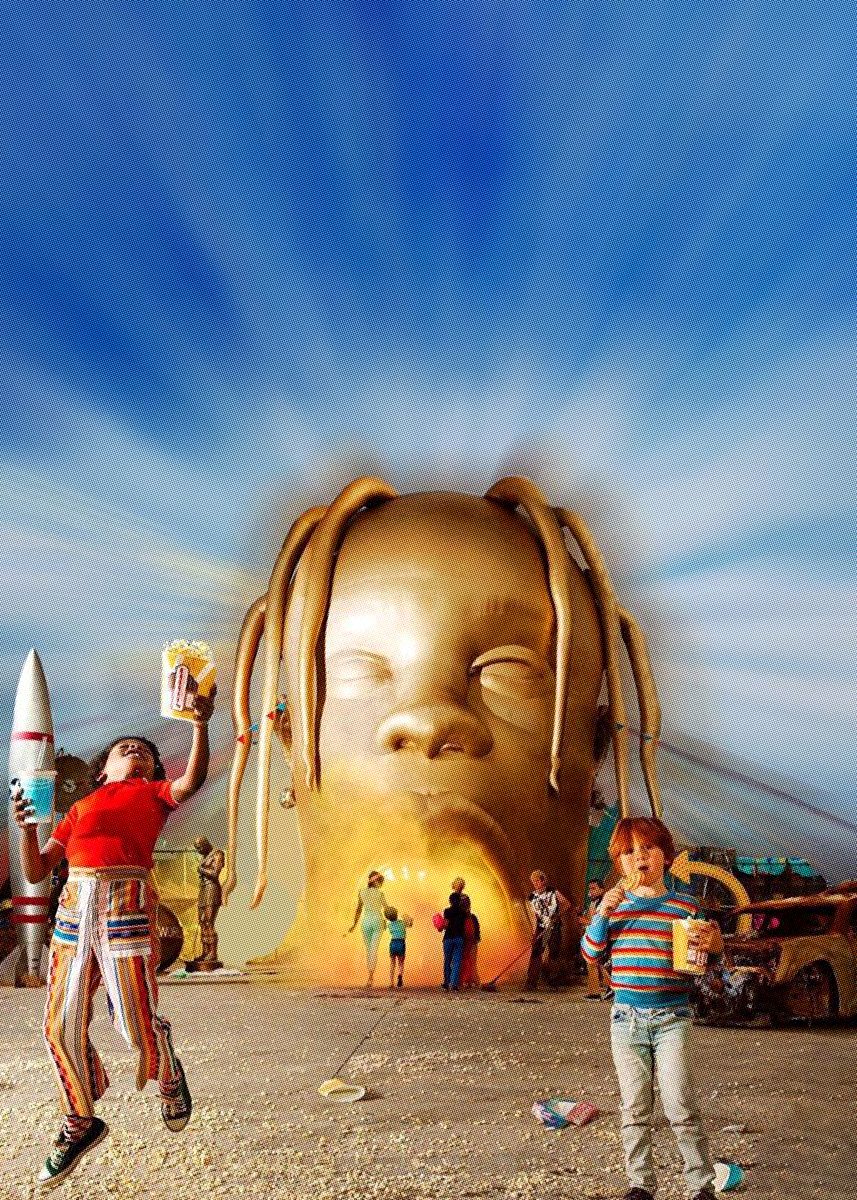 'Travis Scott Rapper Music' Poster, picture, metal print, paint by ...