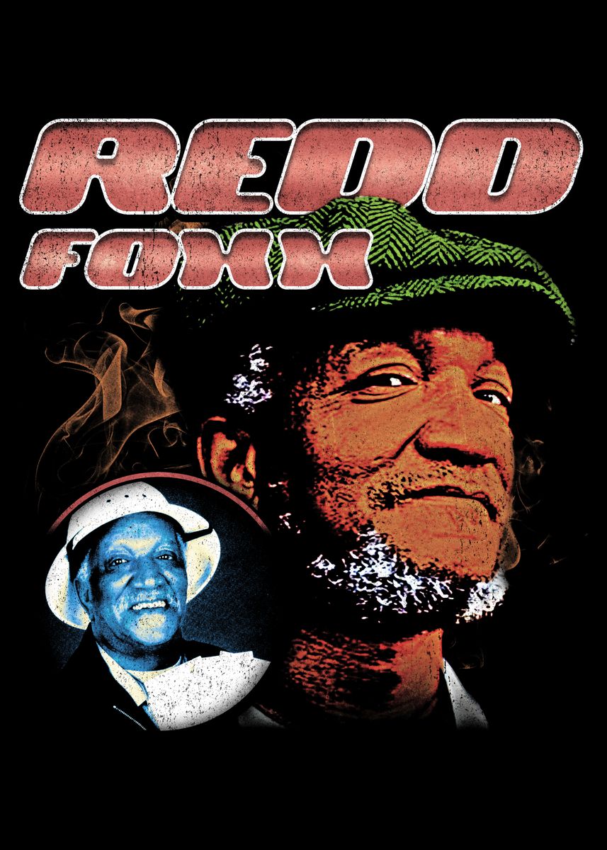 'Redd Foxx Vintage' Poster, picture, metal print, paint by Dianeklein ...