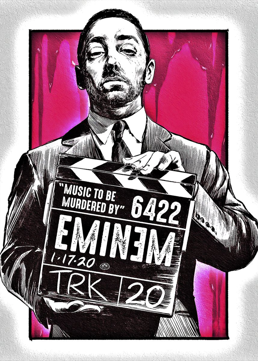 'Eminem Music ' Poster, picture, metal print, paint by taylor maria ...