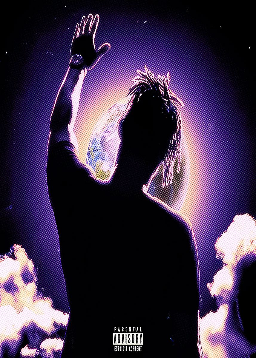 'Juice wrld rapper rap' Poster, picture, metal print, paint by Free ...