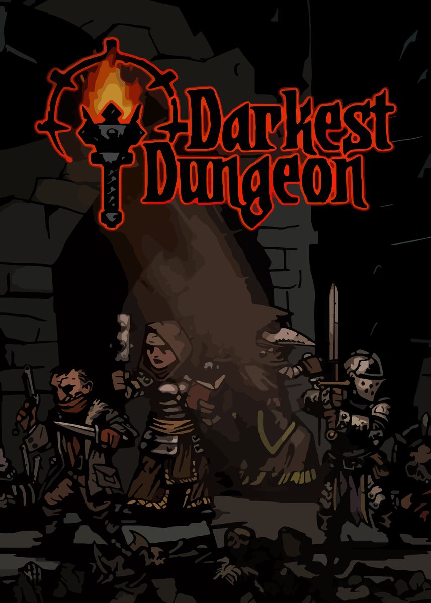 'Darkest Dungeon Poster' Poster, picture, metal print, paint by Gober ...