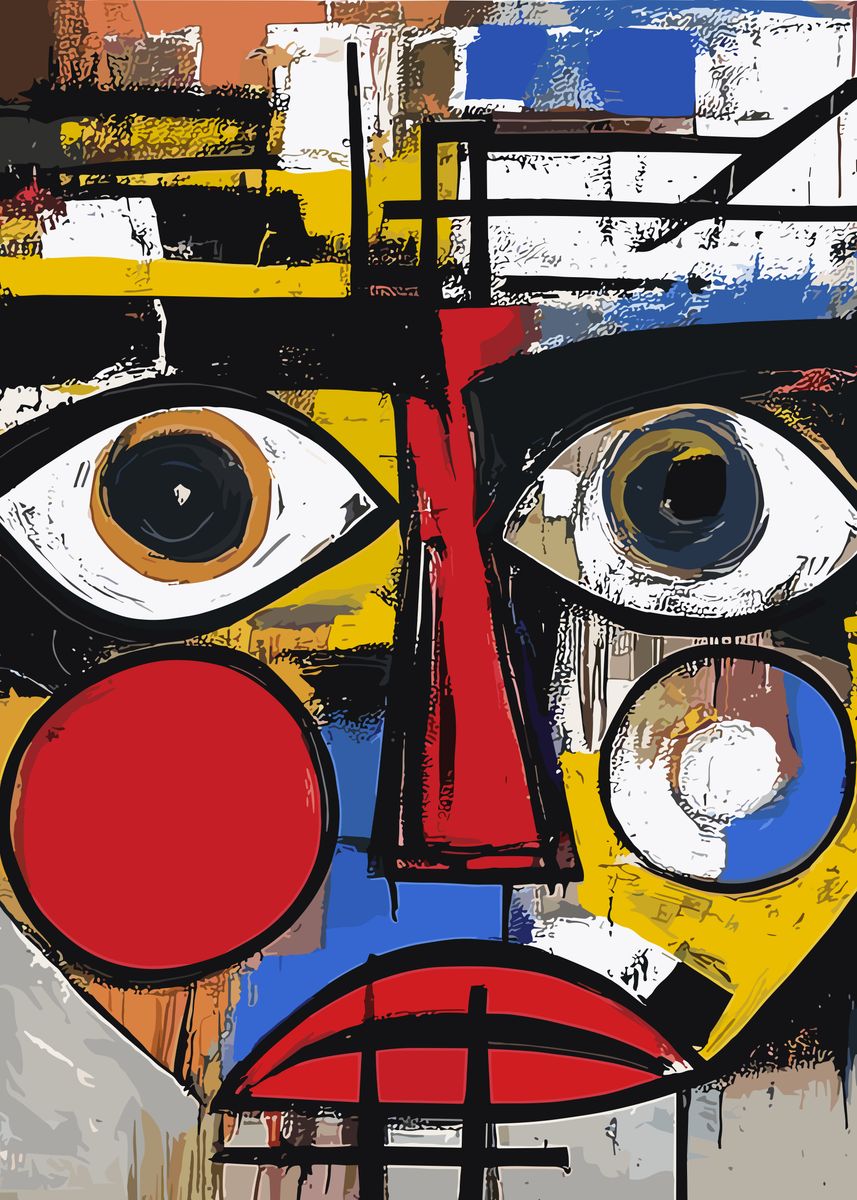 'Face Painting' Poster, picture, metal print, paint by Omar Kanan ...