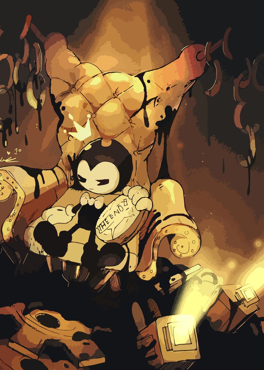 'enjoy bendy' Poster, picture, metal print, paint by Samuel Justin ...