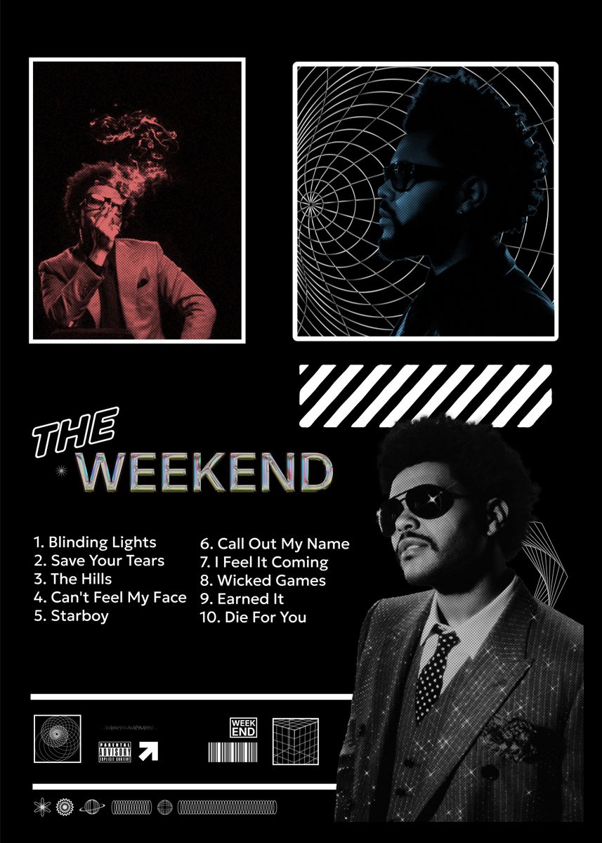 'The Weeknd Album Cover' Poster, picture, metal print, paint by Trust ...