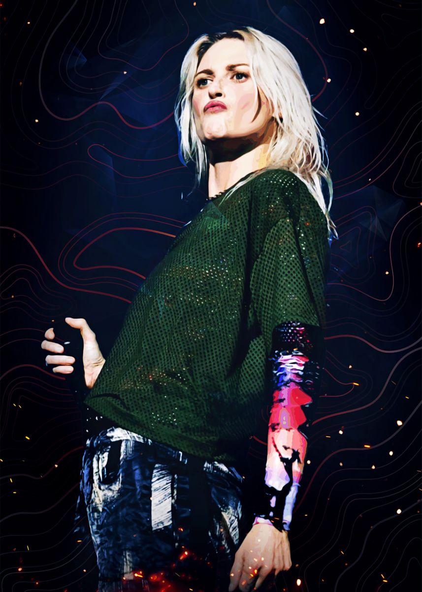 'Emily Armstrong' Poster, picture, metal print, paint by Micho Abstract ...